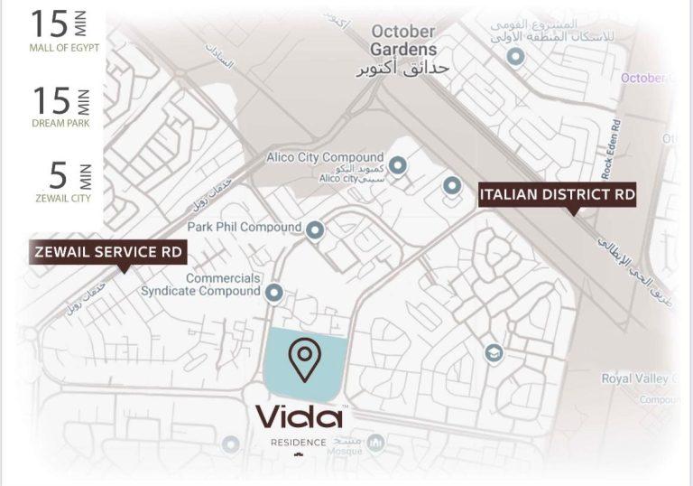 Vida Residence October Gardens by Kayan Developments